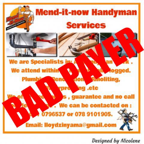 Mend-it-now Handyman Services Johannesburg - Contractors Directory